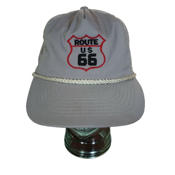 US | Accessories | Vintage Us Route 66 Grey Baseball Hat Cap Terry ...